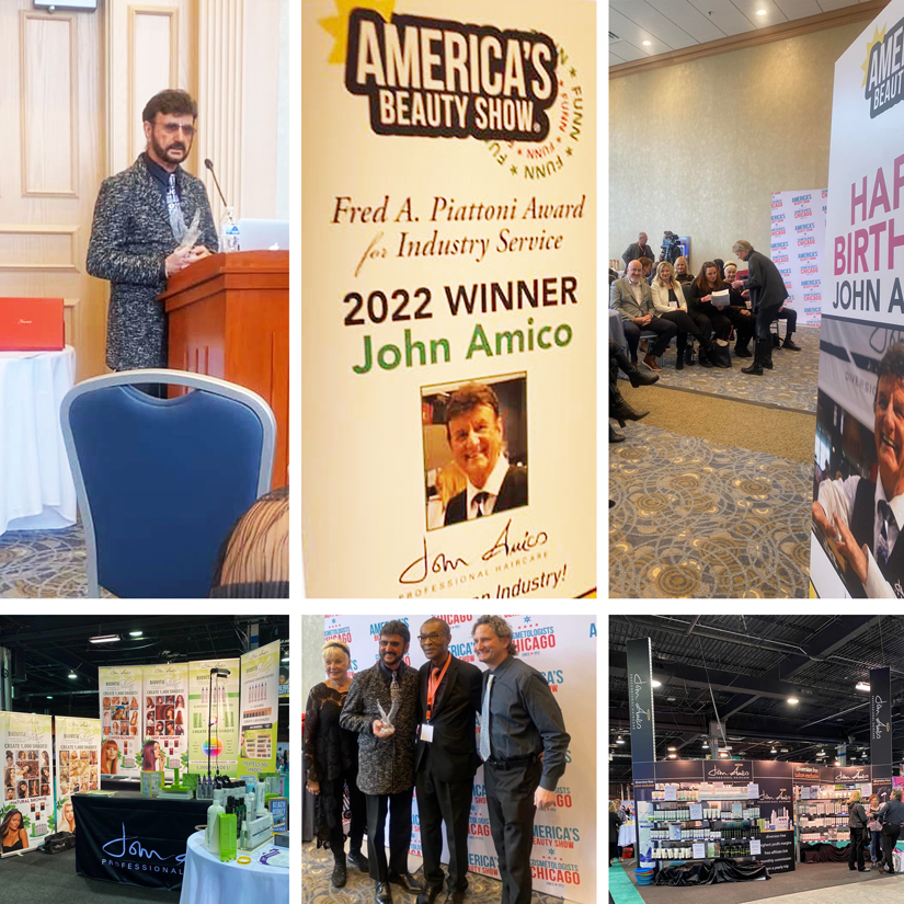 John Amico Honored With Award - John Amico School of Hair Design